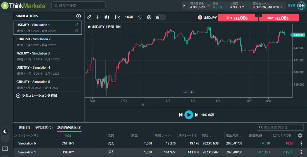 ThinkTraderが便利すぎる！使い方・過去検証のやり方を解説